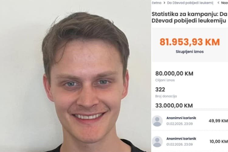 Pomozi ba: Za liječenje mladog Dževada Fuške anonimni donator uplatio ...